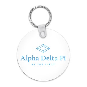 Adpi Alpha Delta Pi Logo Diamond Keychain Sorority Gift - Etsy