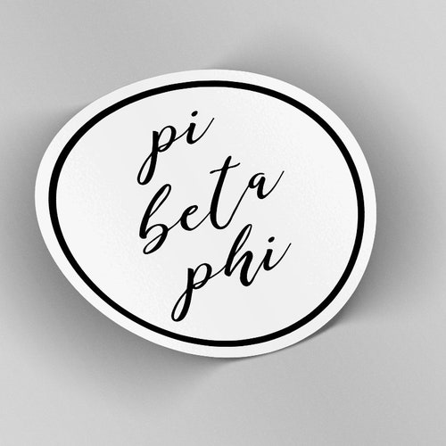 Pi Beta Phi Script Baseball Hat Embroidered Baseball Cap // | Etsy