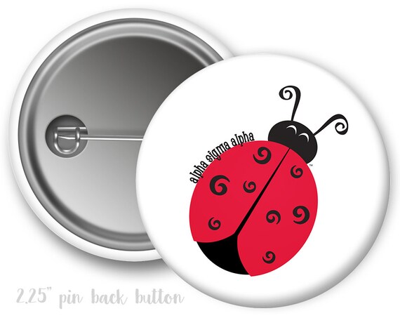 ASA Alpha Sigma Alpha Ladybug Single or Bulk 2.25 | Etsy
