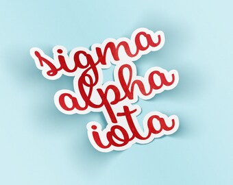 Sigma Alpha Iota Stickers - Etsy