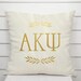Akpsi Alpha Kappa Psi Letters Foil Pillow Choose Your Pillow - Etsy