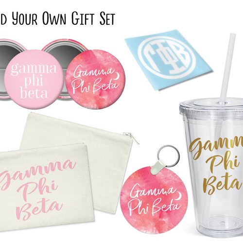 Gamma Phi Beta Sorority Sticker Pack Perfect for Bid Day | Etsy