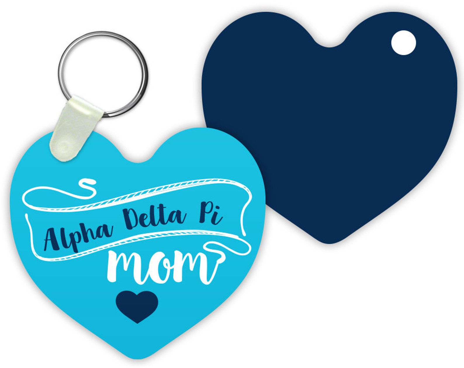 Adpi Alpha Delta Pi Mom Keychain Mom Keychain Sorority Gift | Etsy