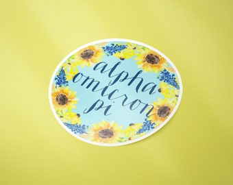 Alpha Omicron Pi Mom Decal Aoii Mom Sticker Sorority Gift - Etsy