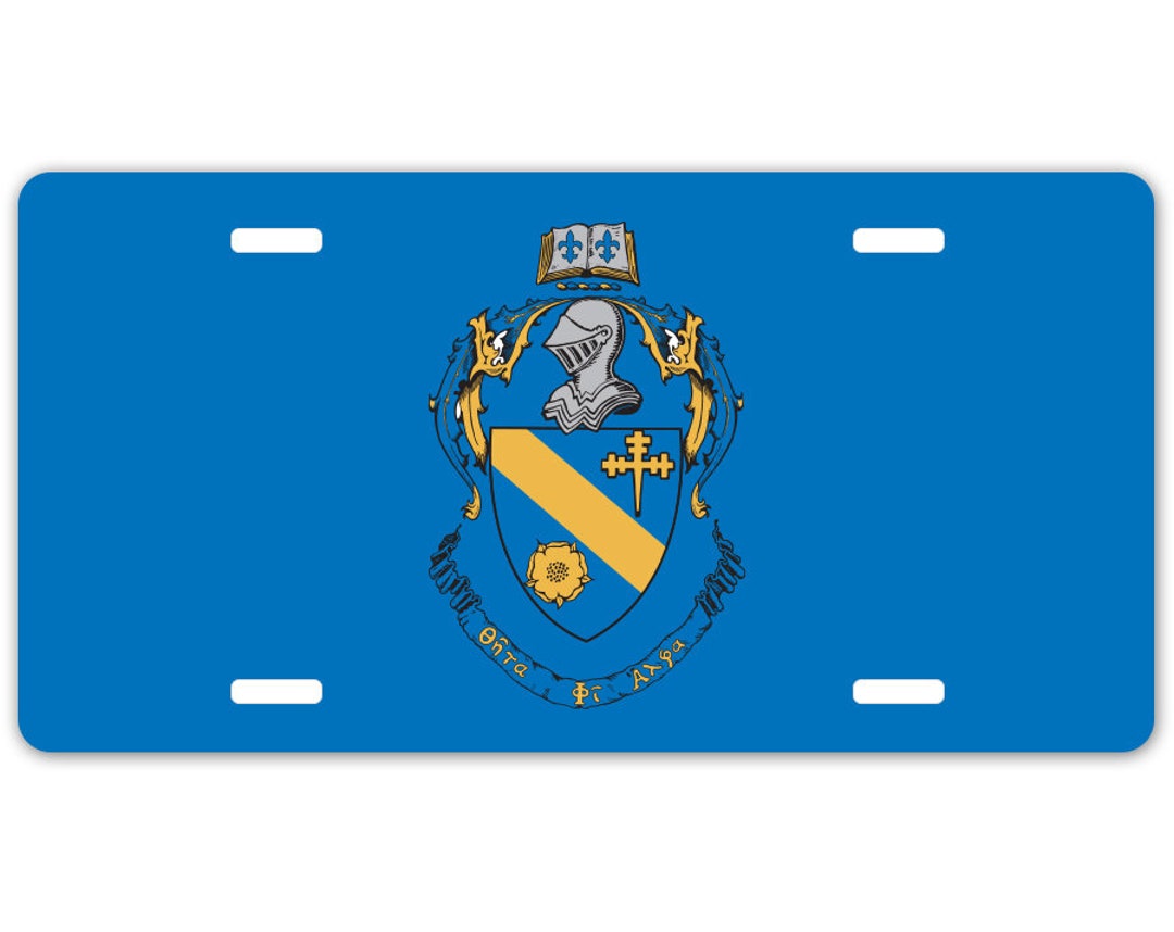 TPA Theta Phi Alpha Crest Aluminum Sorority License Plate - Etsy