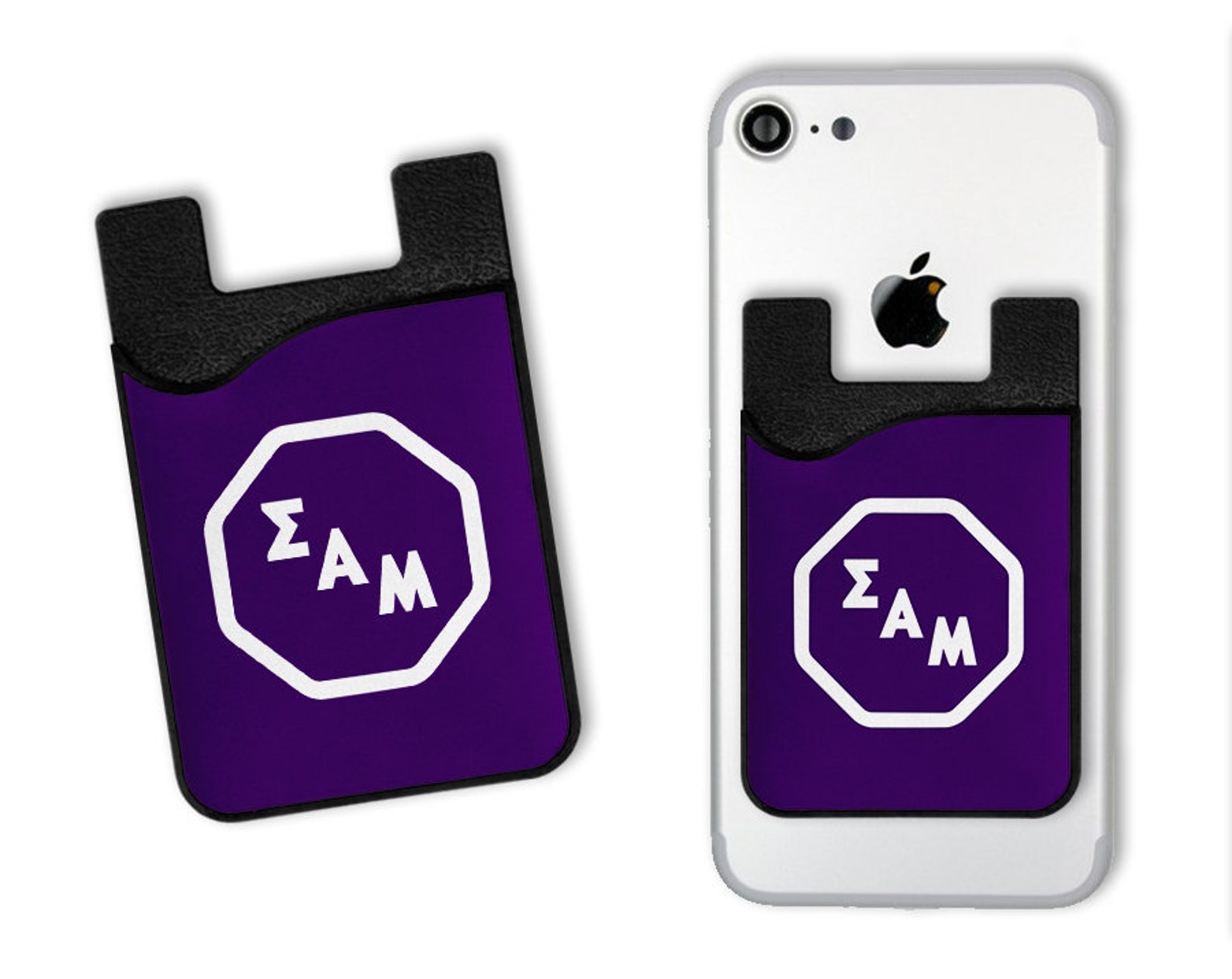 Sammy Sigma Alpha Mu Octogan Logo Cell Phone Card Caddy - Etsy