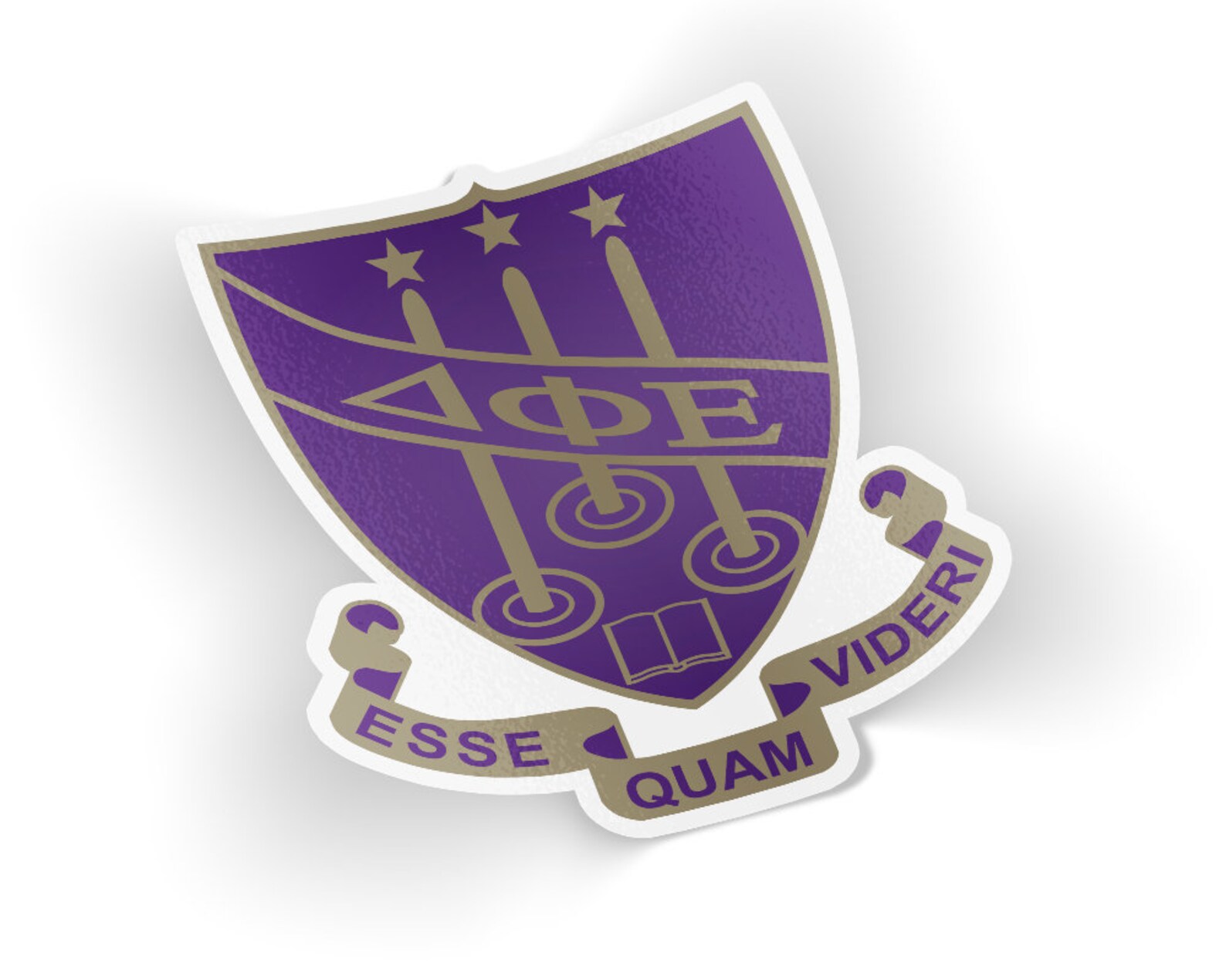 Dphie Delta Phi Epsilon Crest Sticker - Etsy