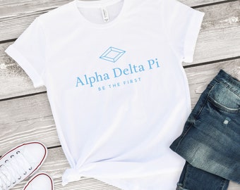 Adpi Alpha Delta Pi Logo Diamond Keychain Sorority Gift | Etsy