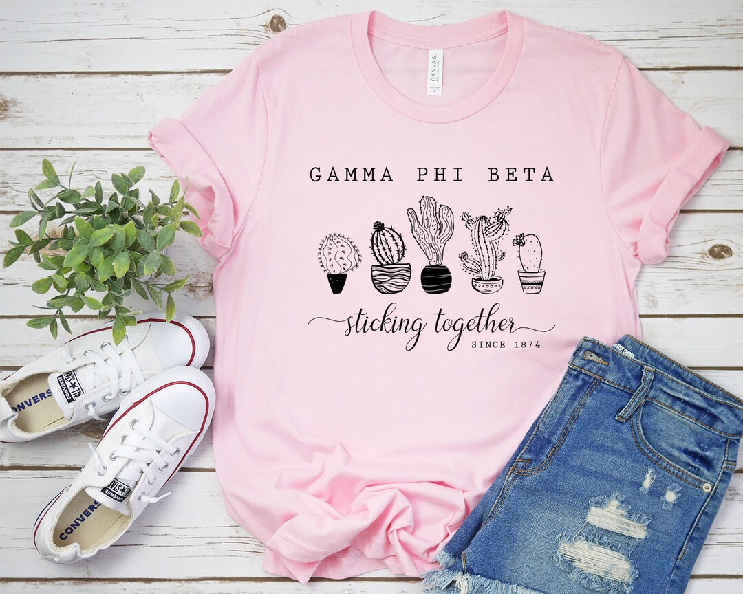 GPB Gamma Phi Beta Stick Together Greek Sorority Tee - Etsy