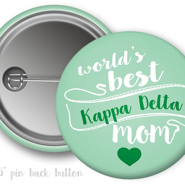 Kappa Delta Mom Button - Etsy
