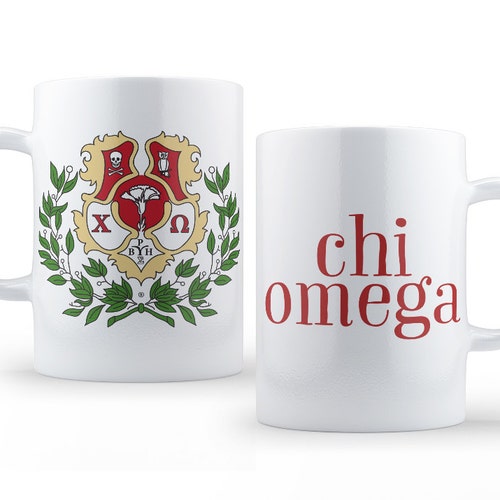 Chi Omega Sorority Peachy Printable Art Print Chi Omega | Etsy