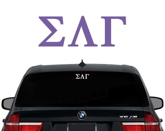 SLG Sigma Lambda Gamma Crest Sticker | Etsy