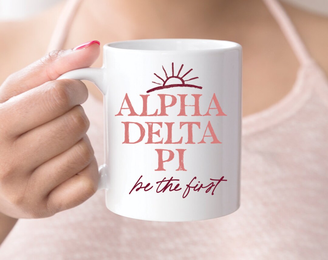 Adpi Alpha Delta Pi Sun Mug Sorority Coffee Mug - Etsy