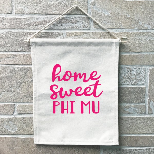 Phi Mu Canvas - Etsy
