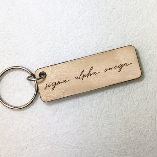 SAO Sigma Alpha Omega Circle Script Sticker - Etsy