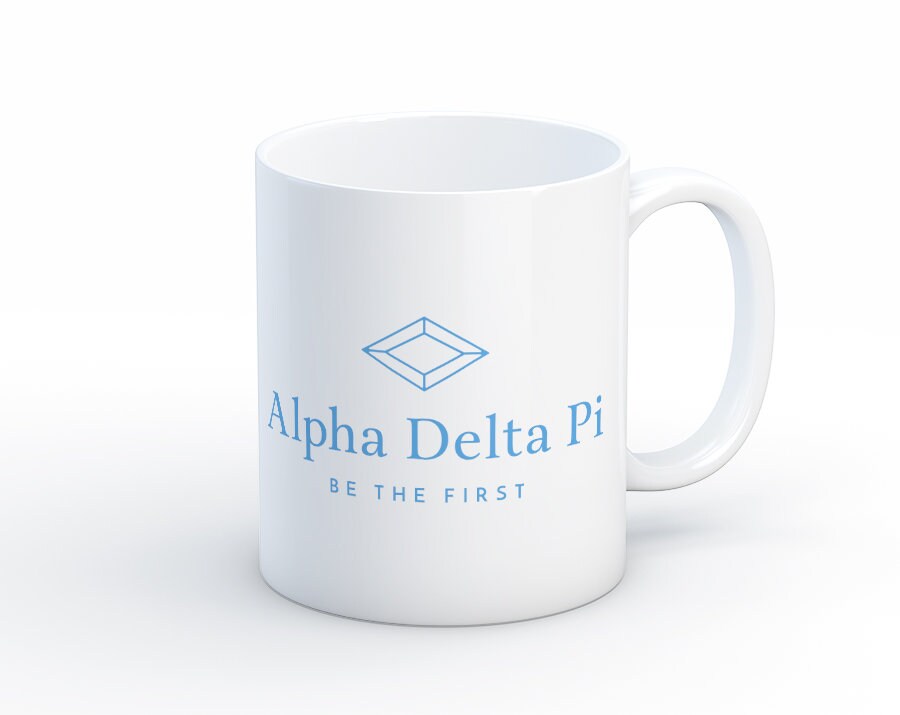 ADPi Alpha Delta Pi Logo Diamond Mug Sorority Coffee Mug | Etsy