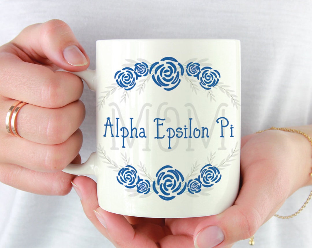Aepi Alpha Epsilon Pi Mom Floral Mug Sorority Coffee Mug - Etsy