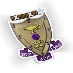 Sammy Sigma Alpha Mu Crest Sticker - Etsy