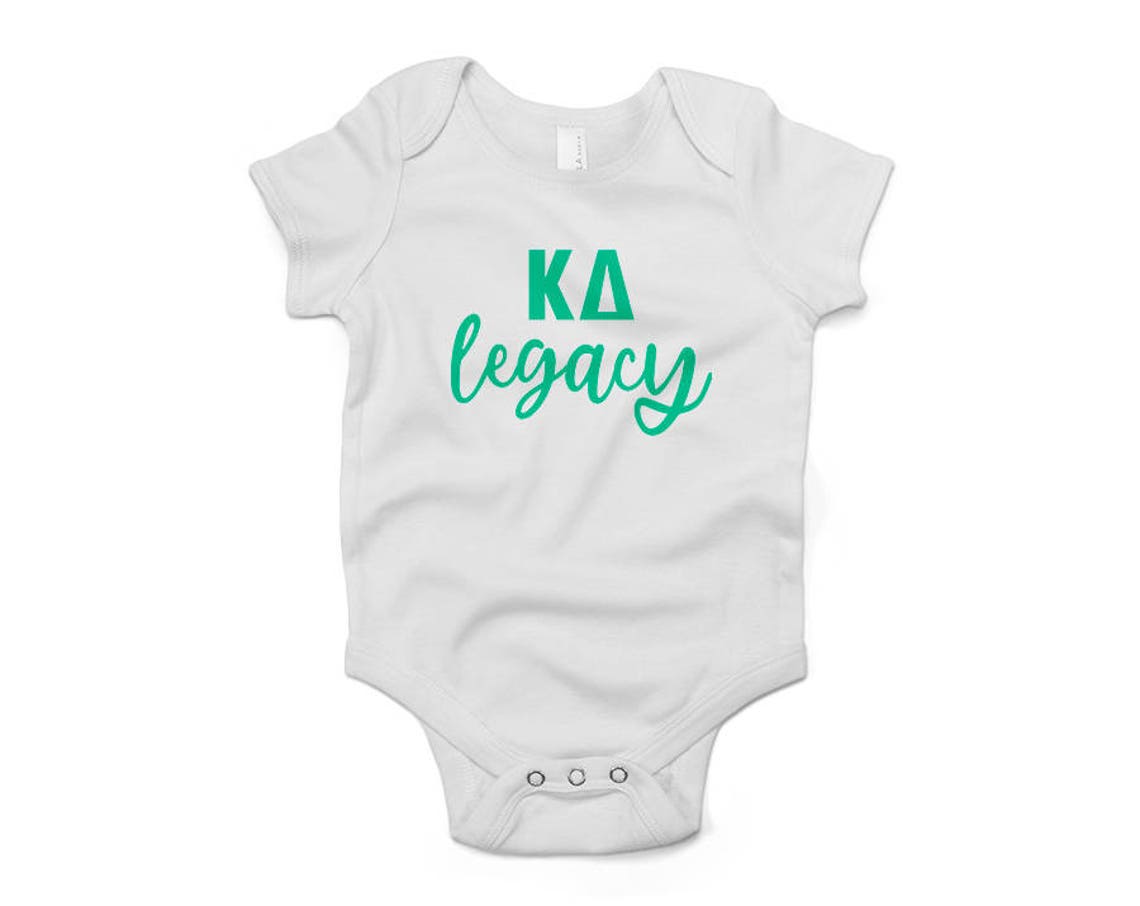 KD Kappa Delta Legacy Baby Outfit Choose Your Color | Etsy