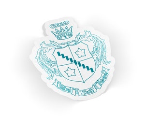 ZTA Zeta Tau Alpha Crest Sticker - Etsy