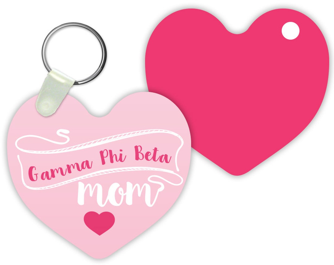 GPB Gamma Phi Beta Mom Llavero Mamá Llavero Sorority Regalo - Etsy España