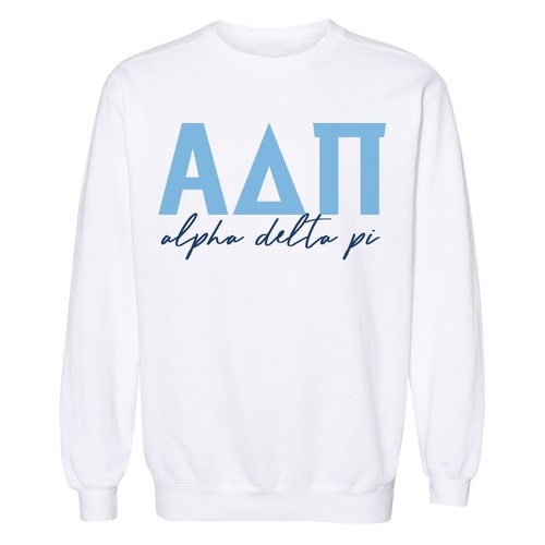 Alpha Delta Pi Adpi Comfort Colors Laurel ΑΔΠ Unisex Pocket - Etsy