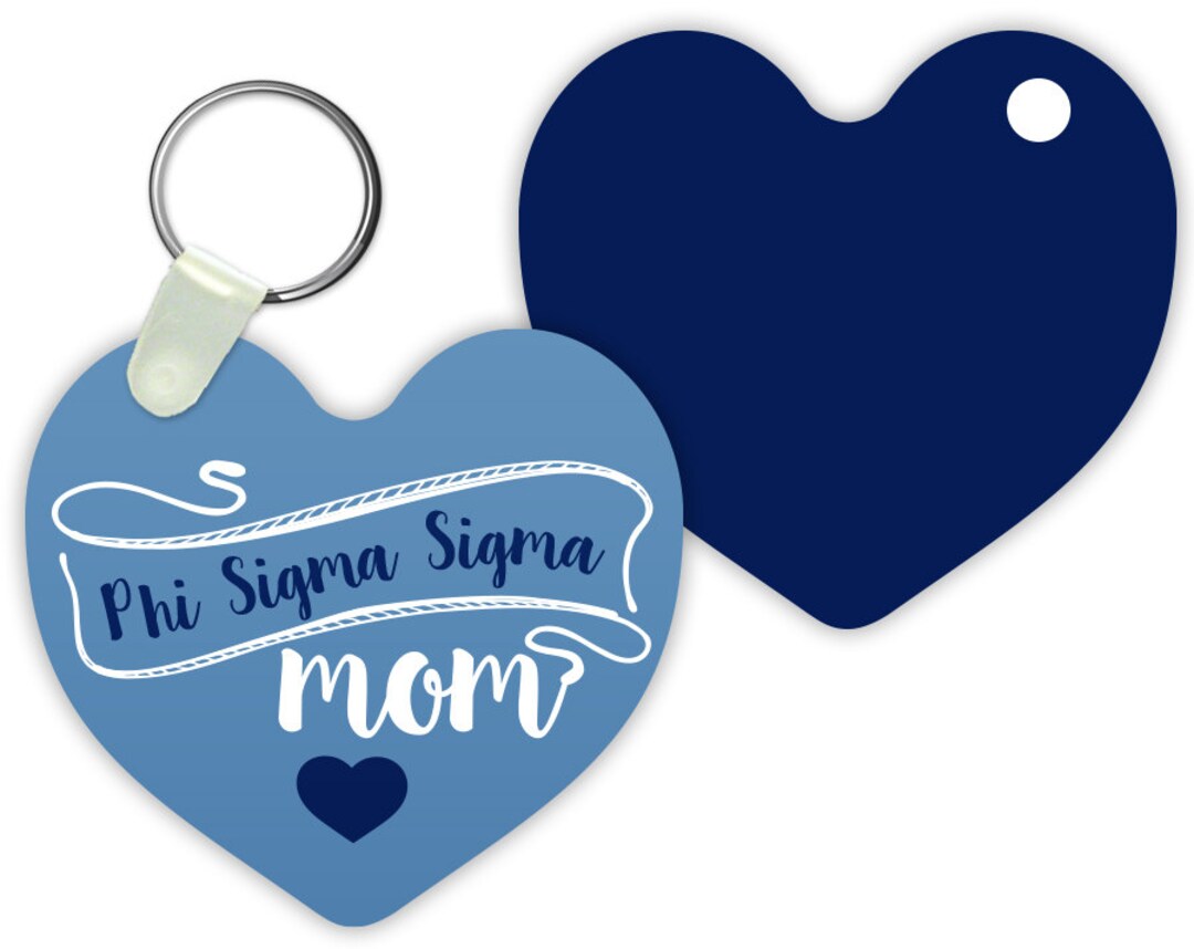 Phisig Phi Sigma Sigma Mom Keychain Mom Keychain Sorority Gift - Etsy