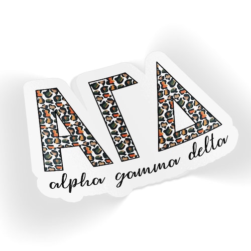 Alpha Gamma Delta Sticker Pack Sorority Stickers Alpha Gamma | Etsy