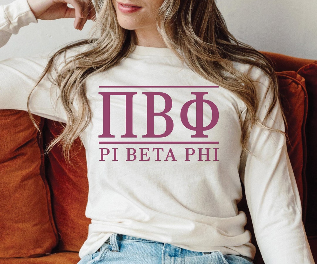 Piphi Pi Beta Phi Classic Long Sleeve Tee - Etsy
