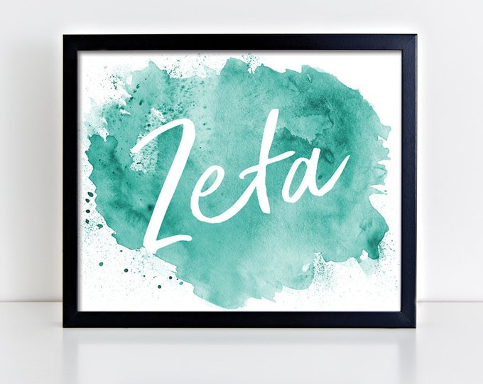 ZTA Zeta Tau Alpha Crest Sticker | Etsy