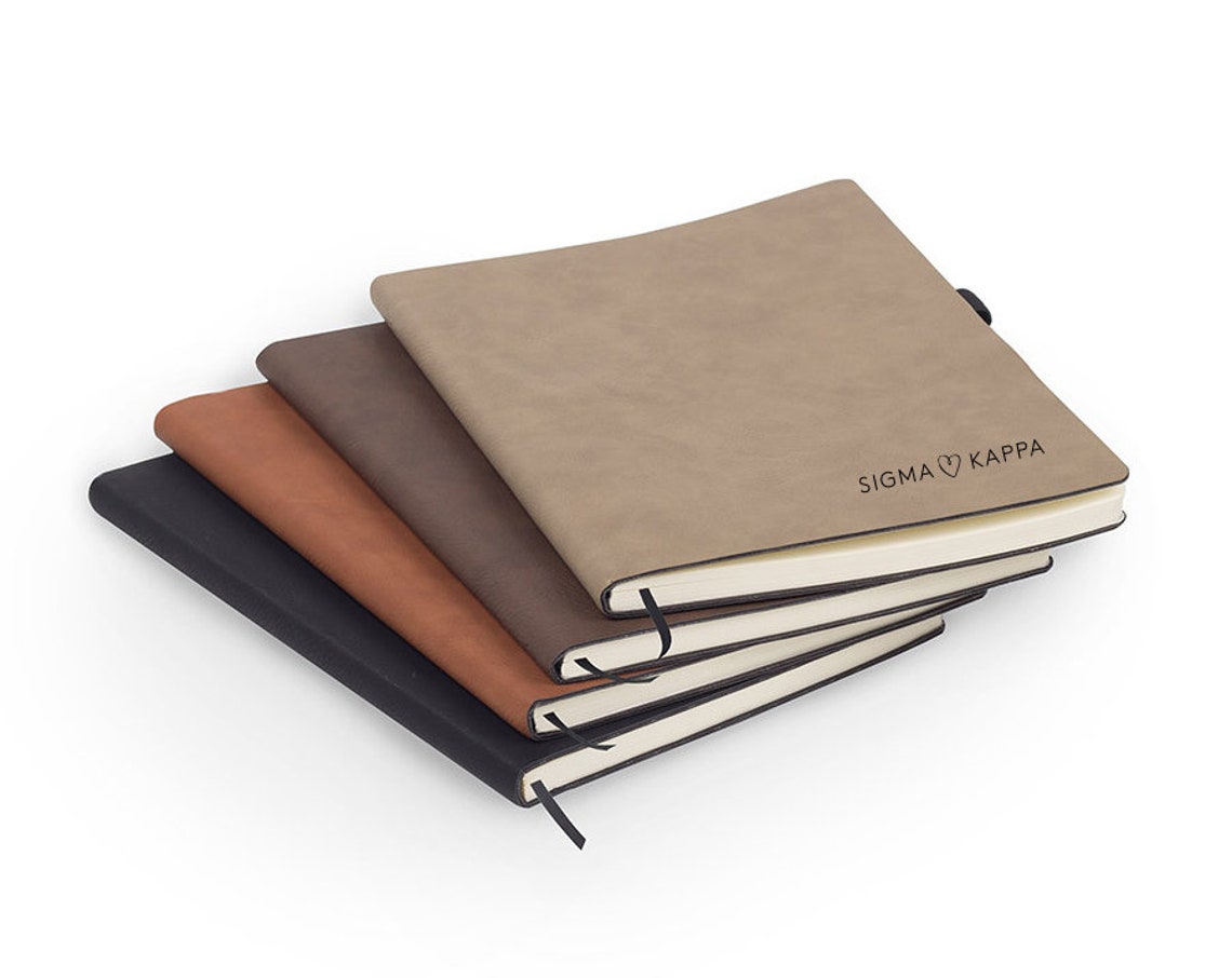 SK Sigma Kappa Logo Faux Leather Notebook Journal - Etsy
