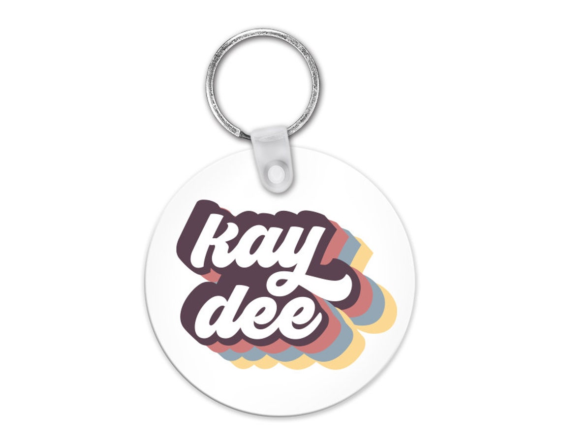KD Kappa Delta Retro Script Sorority Gift Sorority Keychain - Etsy
