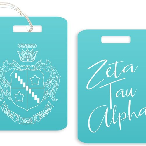 Zeta Tau Alpha Sterling Silver Ring // ZTA Sorority Jewelry // - Etsy