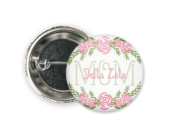 Sorority Mom Button - Etsy