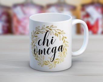 Chi Omega Wreath - Etsy