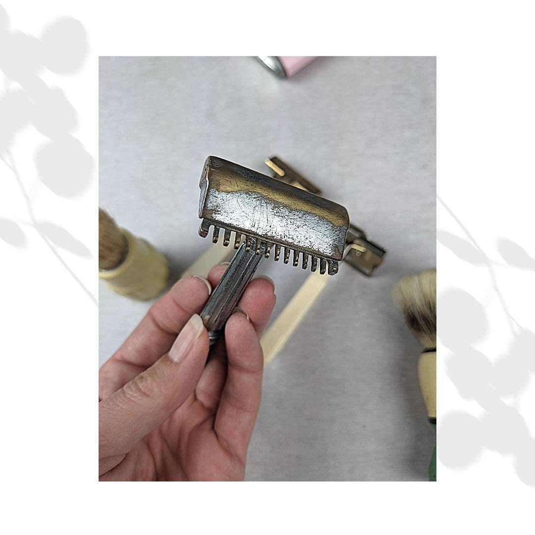 Vintage Razors Shaving Props Collectibles Shaving Brushes - Etsy