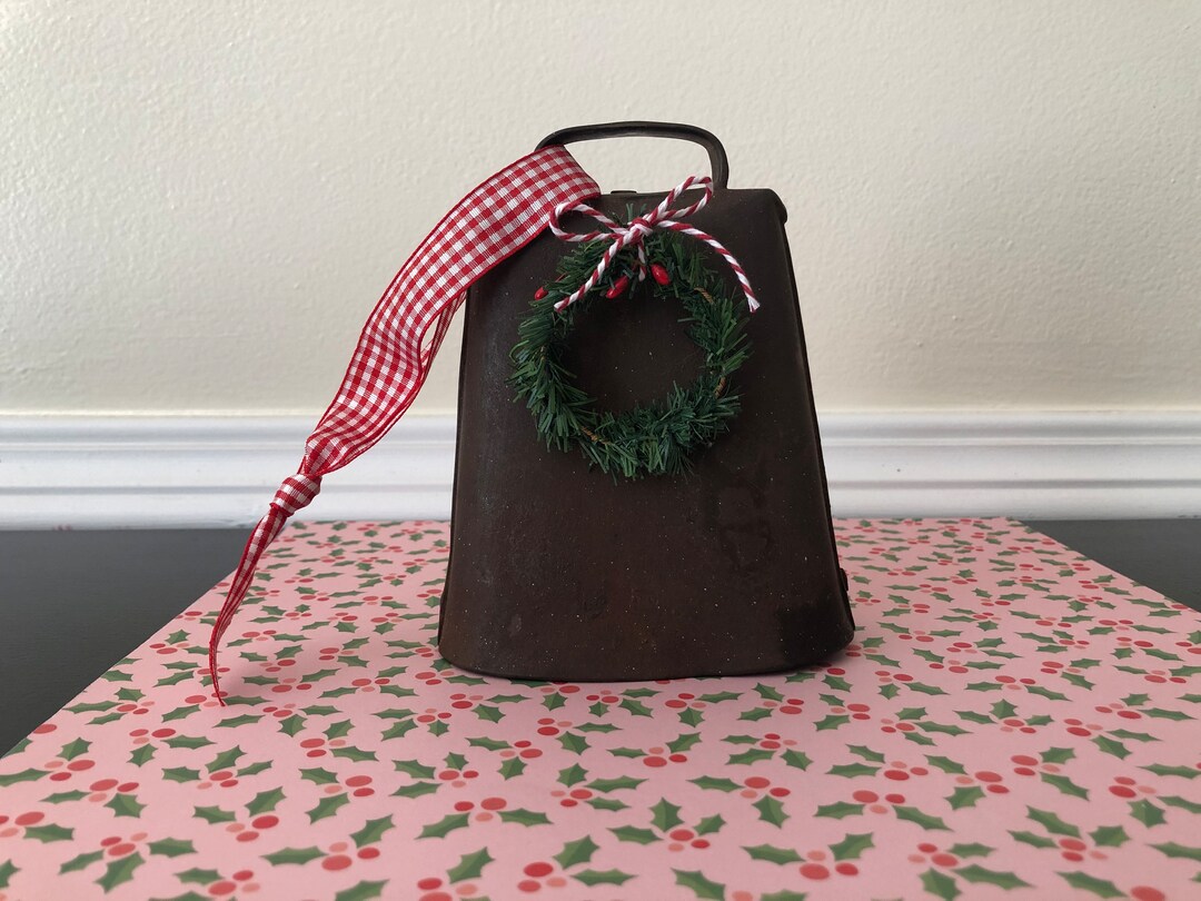 Vintage Cowbell Christmas Decor - Etsy