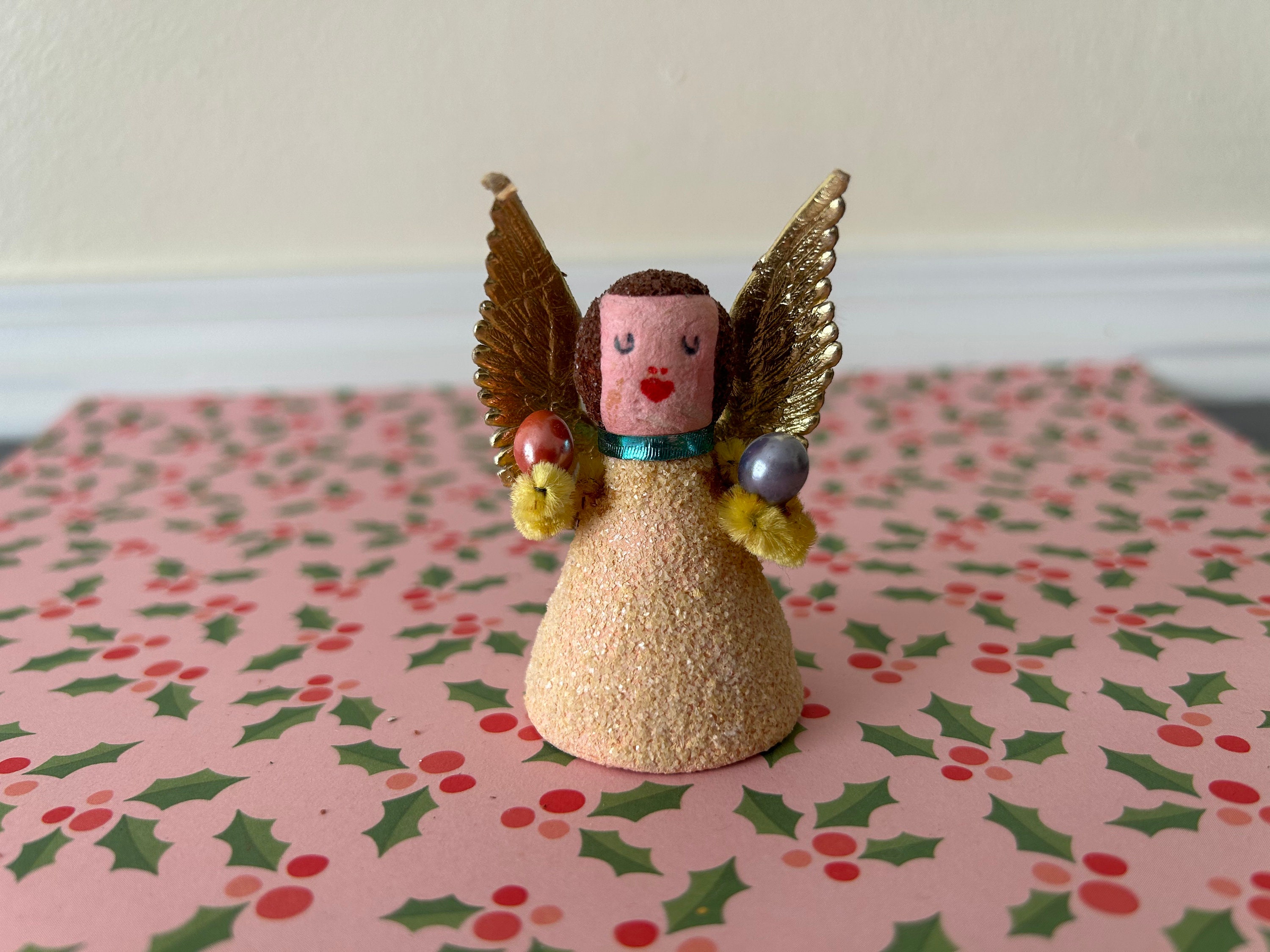 Vintage Spun Cotton Angel Ornament Made in West Germany - Etsy
