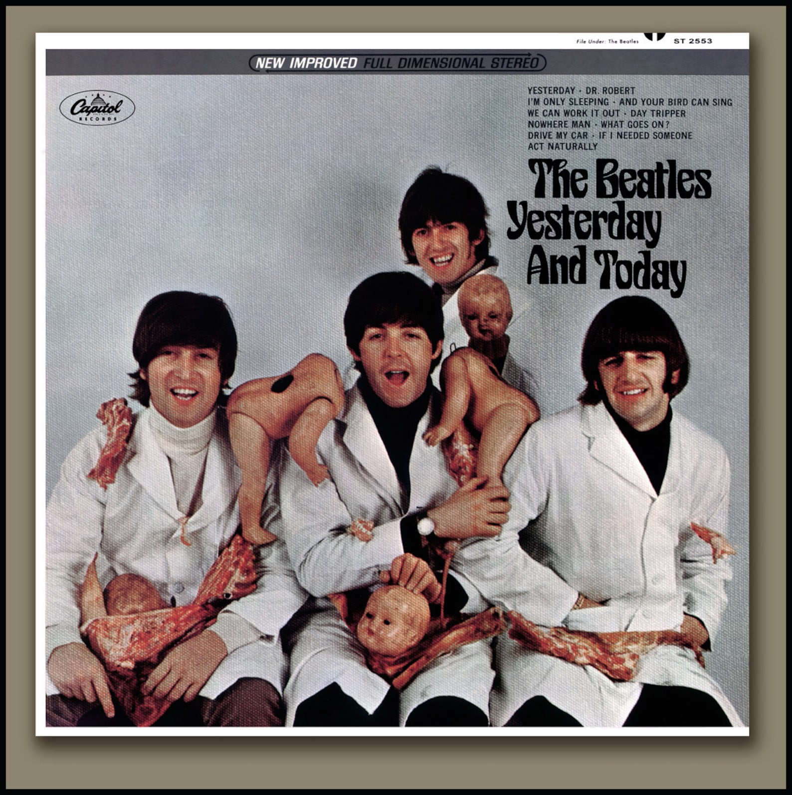 The Beatles Butcher Album Cover Yesterday and Today - Etsy