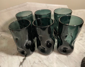 Blenko Dimple Glass - Etsy