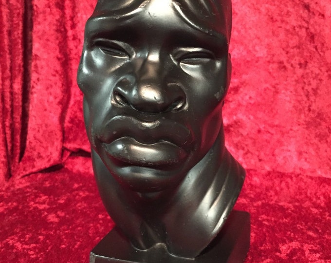 Mid Century Fred Press African Bust Sculpture - Etsy