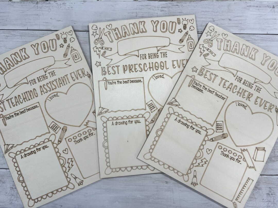 Thank You Teacher, Thank You Pre School, Thank You Nursery, End of Term ...