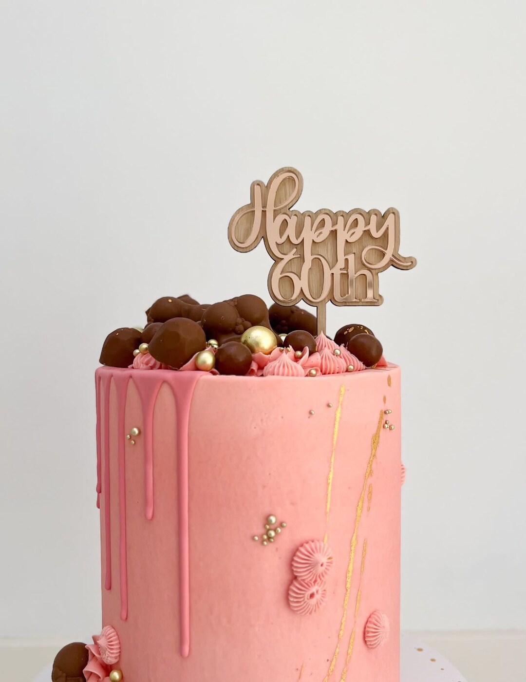 Layered Birthday Cake Topper, Celebration Cake Sign, Cake Decor ...