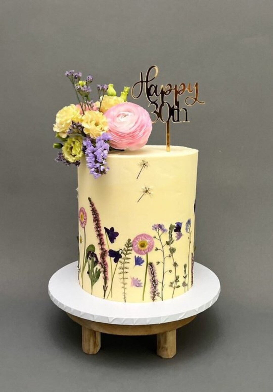 Personalised Birthday Cake Topper With Name or Number, Happy Birthday ...