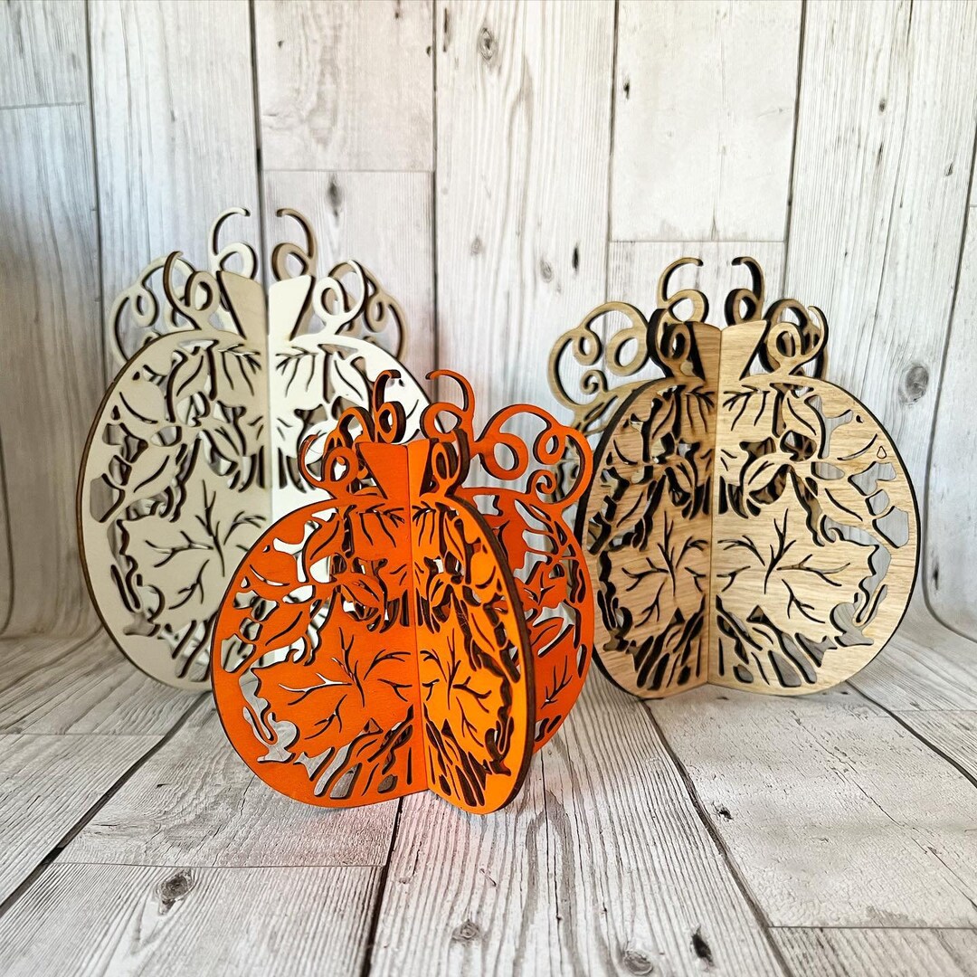 Free Standing Pumpkins Autumn Decor Halloween Decoration - Etsy