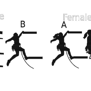 Personalised Rock Climber Birthday Cake Topper Set: Hiker Celebration ...