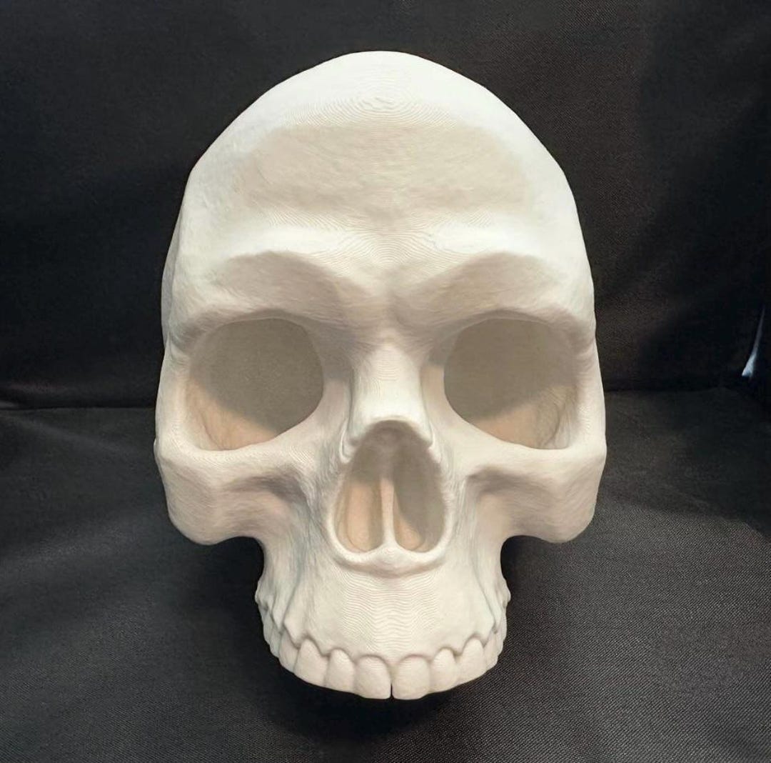 Full Size Human Skull Stash Container - Etsy