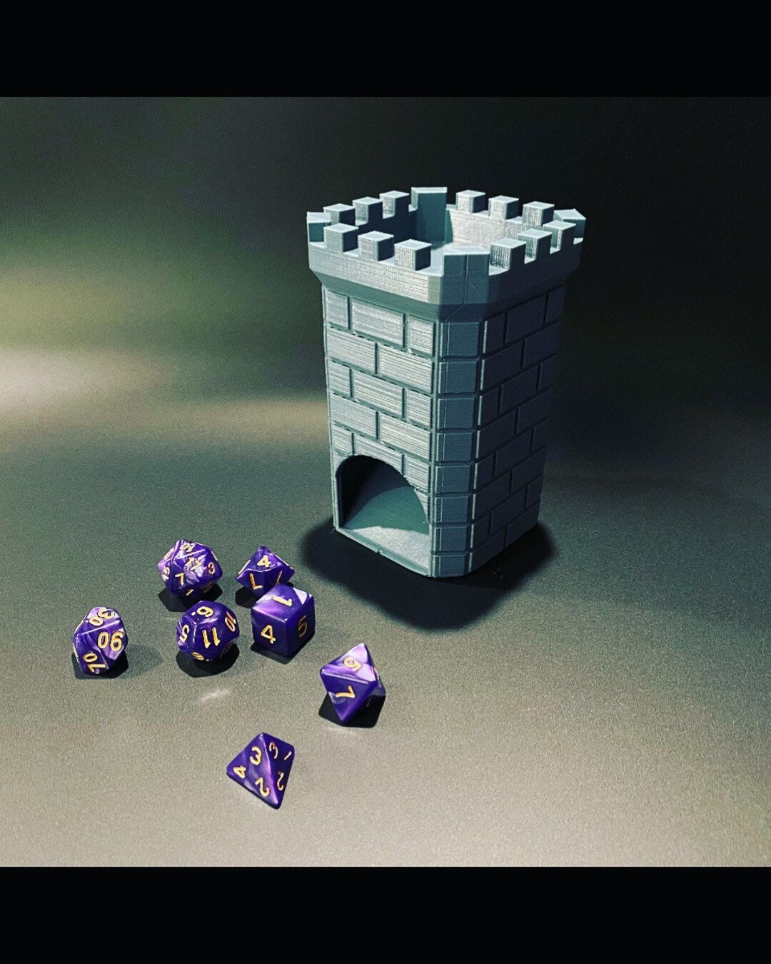 3D Printed Dice Roller Tower - Etsy