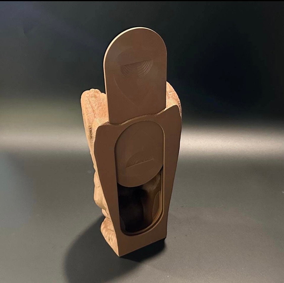 Sneaky Tiki Guardian Statue With Hidden Compartment/stash - Etsy