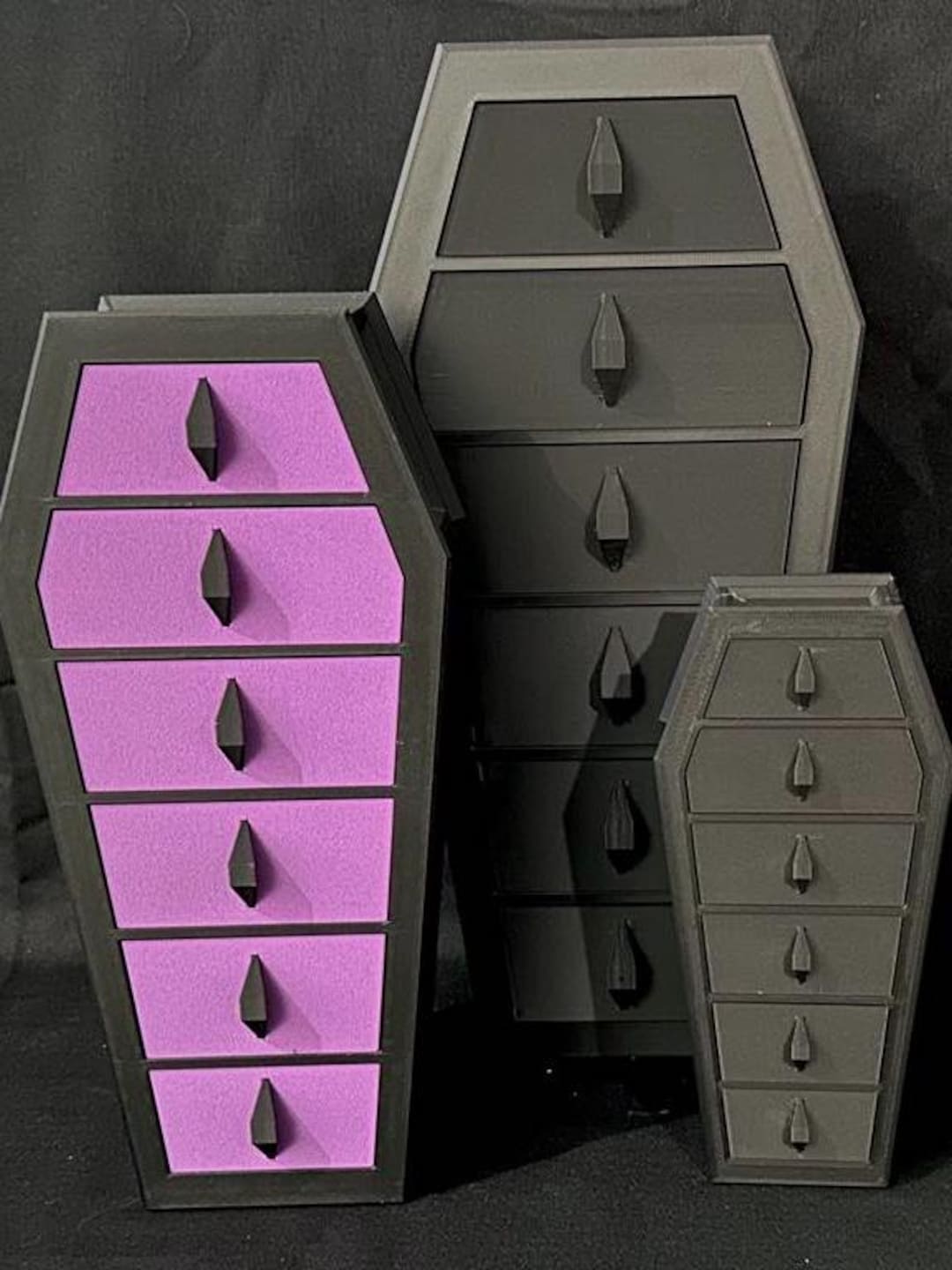 Gothic Coffin Jewelry Box With 6 Drawers - Etsy